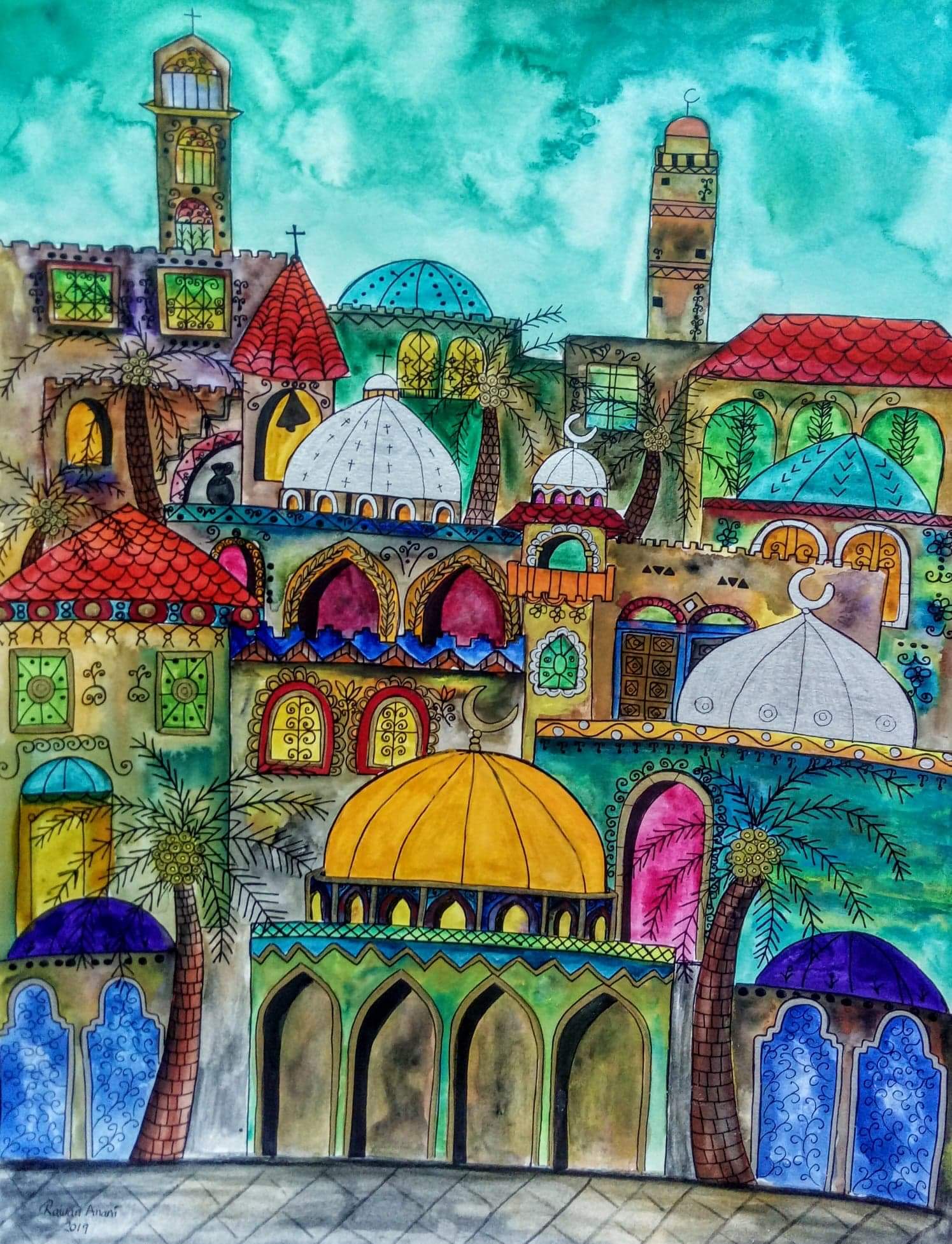 Quality Paints by the Palestinian Artist Rawan Anani – Palestine Issue Magazine
