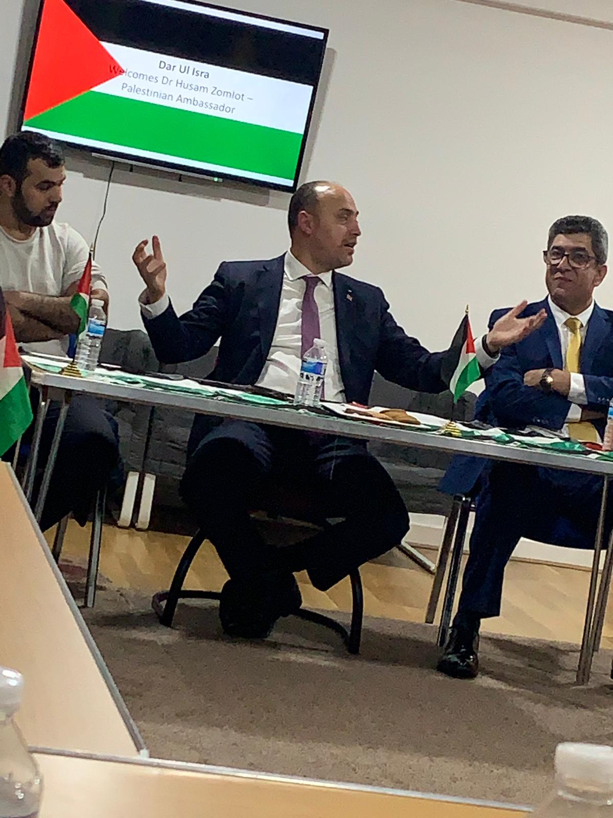 Palestinian Ambassador to UK meets with the Palestinian Community in ...